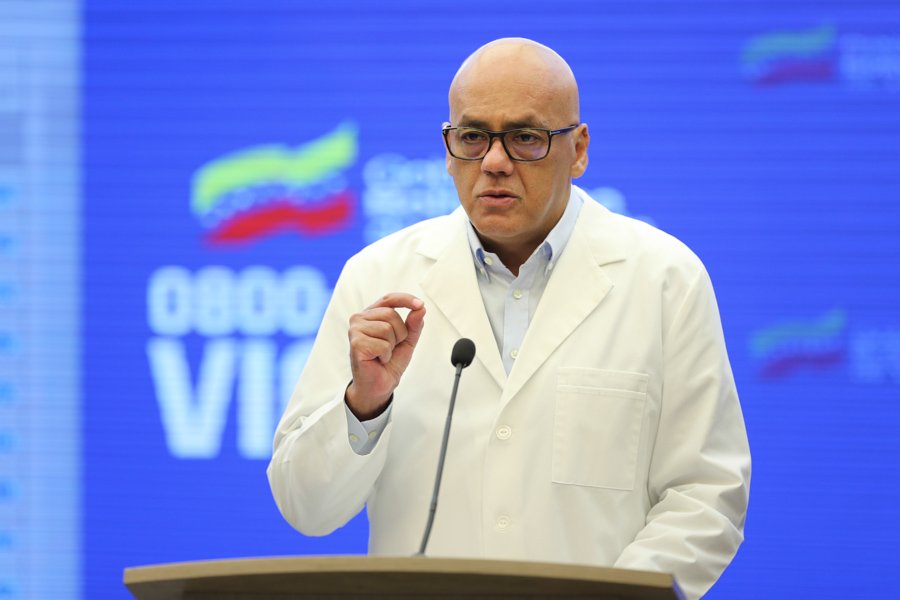 Jorge Rodríguez: Venezuela mantiene cifras bajas de Covid-19 - MPPEFCE